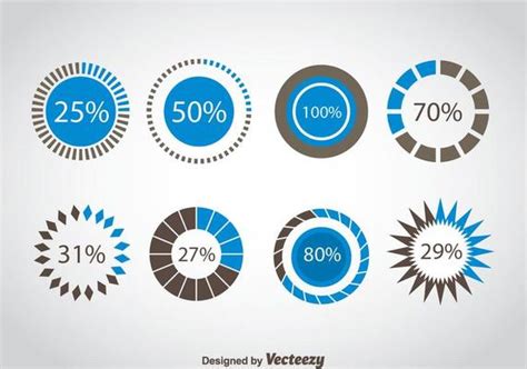 Circle Progress Bar Vector Art Icons And Graphics For Free Download