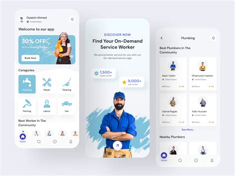 On Demand Service Mobile App Design Mobile App Design App Design