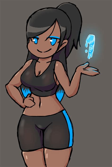 Rule 34 1futa Black Hair Blue Eyes Blue Hair Dark Skin Elle Trifor Nenei Futanari Nenei