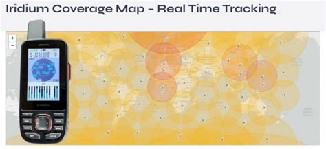 Iridium Satellite Network Coverage Map Hiking Emergency Beacon