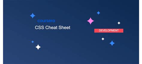 Css Cheat Sheets And Quick Reference Coursera