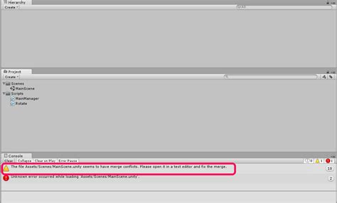 SourceTree版本控管 九 Unity Merge Conflict