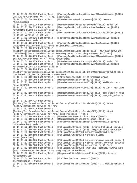First Boot Log Pdf Software Operating System Families