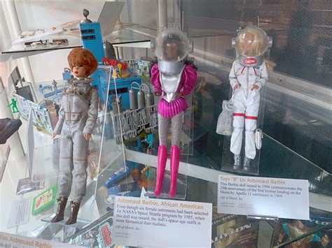 First Barbie Dolls To Fly Into Space Debut On Display At Smithsonian Collectspace