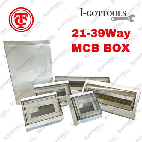 TC Tham Chee Surface PVC MCB DB BOX 21 Way To 39 Way CONSUMER UNIT Shopee Malaysia