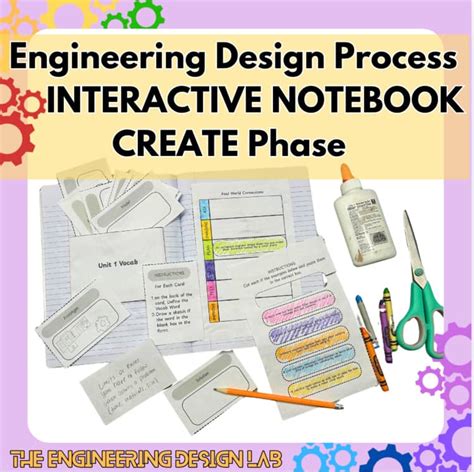 Engineering Design Process Create Phase Interactive Notebook For
