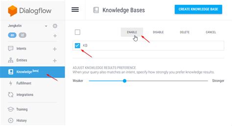 menambah kemampuan chatbot dengan fitur knowledge connector dialogflow