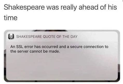 To Connect Or Not To Connect That Is The Question When Your Ssl Fails😂 👩‍💻 Daniëlle