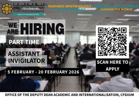 Iklan Jawatan Universiti Islam Antarabangsa Malaysia Uiam • Kerja