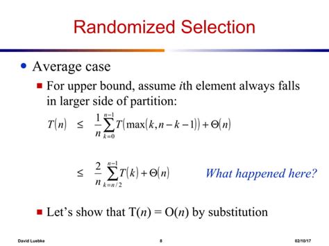 Medians And Order Statistics Ppt