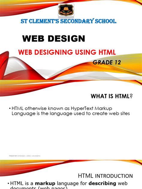 Web Design Pdf Html Element Html