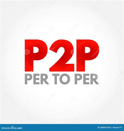 P2p Peer To Peer Networking Distributed Application Architecture That Partitions Tasks Or