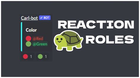 Reaction Roles Bot