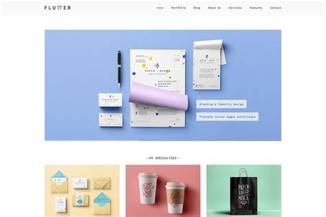 Flutter Creative Html5 Template Tabletsphonesdesktopkey Html5