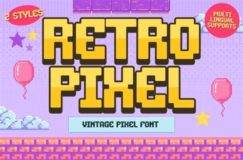 Retro Pixel Font Dafonthub