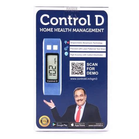 Control D Blue Meter Kit With 25 Strips Glucometer At ₹ 599 Piece New