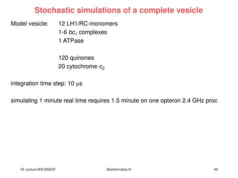 Ppt V18 Stochastic Simulations Of Cellular Signalling Powerpoint Presentation Id5455387