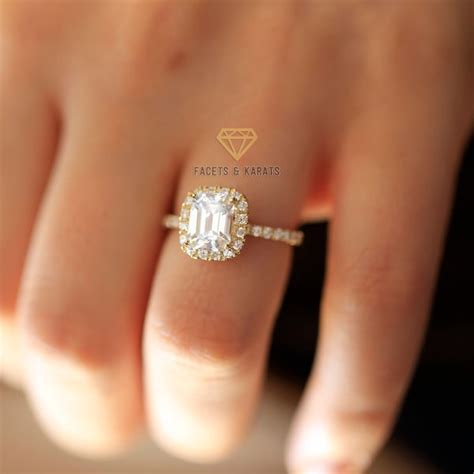 Lab Created Emerald Mens Ring Etsy