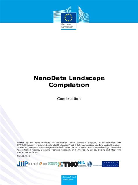 Nano Data Landscape Construction Eu Aug16 Pdf Efficient Energy
