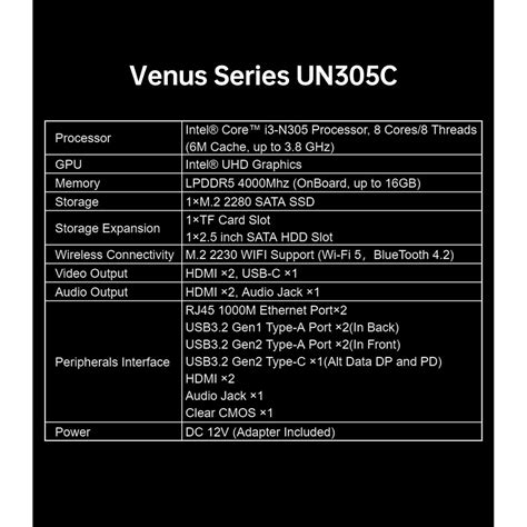 Mini Pc Minis Forum Un Intel Core I N Ghz Ram Gb Ddr Gb Ssd X Lan X Hdmi