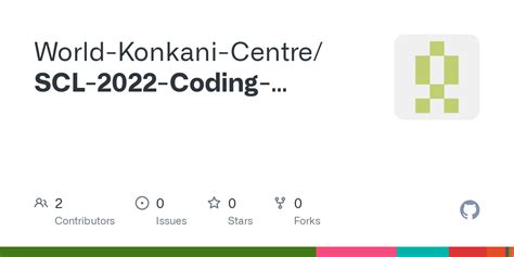 Github World Konkani Centrescl 2022 Coding Comrades