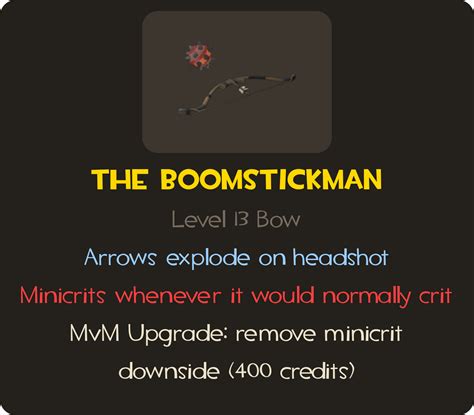 Sniper Primary The Boomstickman R Tf2weaponideas