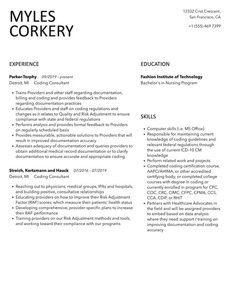 Coding Consultant Resume Samples Velvet Jobs Coding Consultant Resume Samples Velvet Jobs