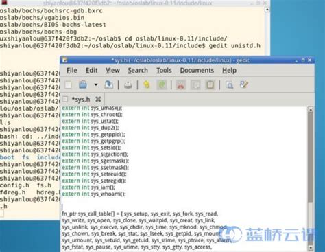 系统调用 蓝桥云课