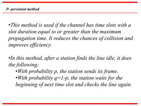 Forouzan Multiple Access Protocols Ppt