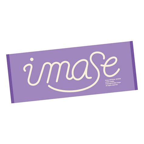 Imase Logo Towel Purple Imase Official Store By Universal Music Store