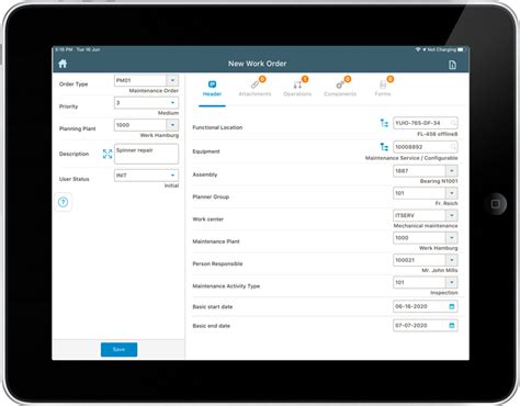 Add Header To Work Order