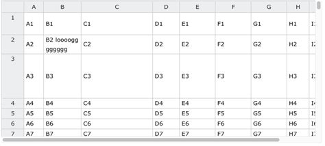 How To Make Cell Content Overflow Like Excel Questions Handsontable
