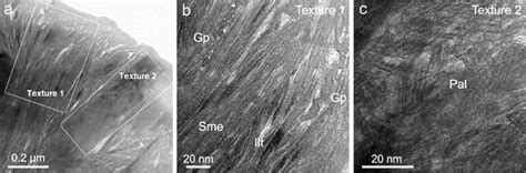 A Low Magnification Image Of The Experimentally Deformed Smectite And Download Scientific