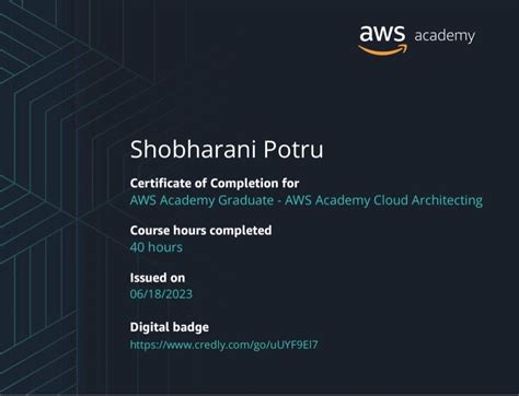 Shobharani Potru On Linkedin Aws