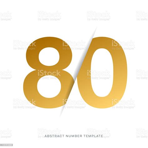 그라데이션 골드 컬러 추상 번호 템플릿입니다 기념일 번호 템플릿 격리 기념일 아이콘 레이블 기념일 기호 벡터 스톡 일러스트 레이 션 10에 대한 스톡 벡터 아트 및 기타
