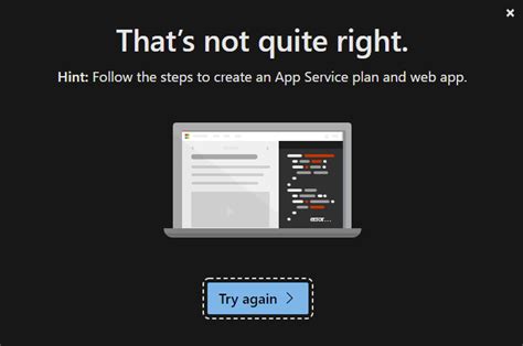 Need Help With Learn Sandbox Exercise Create A Web App In The Azure