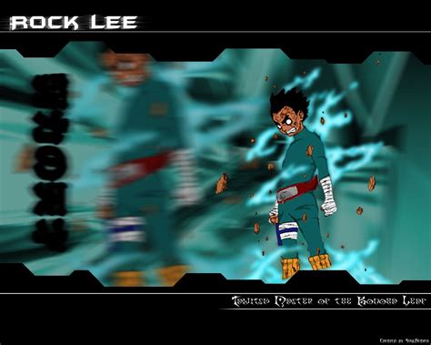 Rock Lee Opening The Gates Rock Lee Rock Anime Tattoos