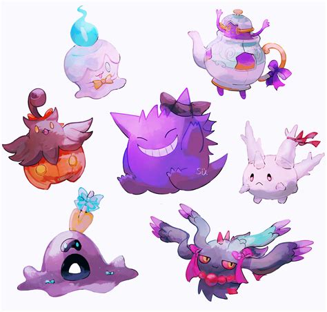 Su Sajo Su5 Flutter Mane Galarian Corsola Gengar Litwick