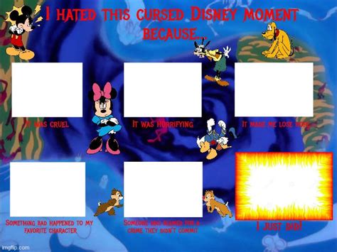 Cursed Disney Moment Meme Blank By Clopinstarchbopper On Deviantart