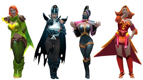 Dota 2 Girls By Skygaggedrim On Deviantart