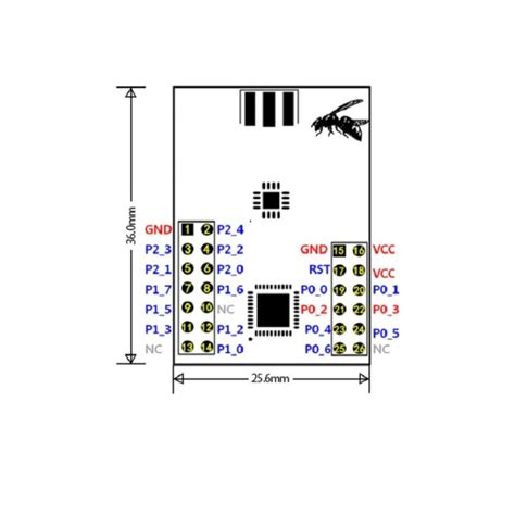Zigbee Konverziós Soros Port Ttl Uart Vezeték Nélküli Pa Modul Cc2530