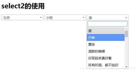 07 Jquery插件大全 Select2的使用jq Select2 怎么把数据渲染出来 Csdn博客