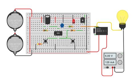 Circuit Design Time Delay Circuit Tinkercad