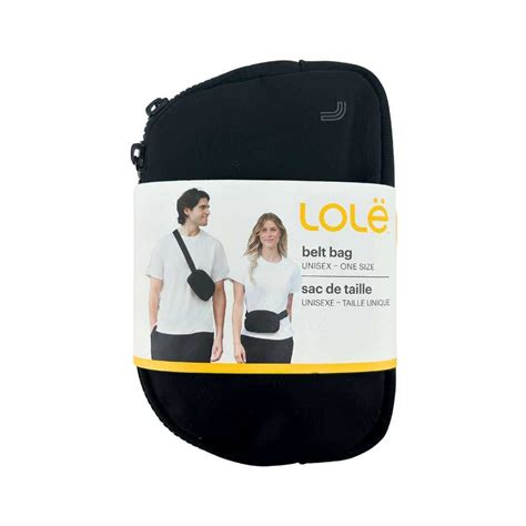 Lolë Black Belt Bag 1l Bag Canadawide Liquidations