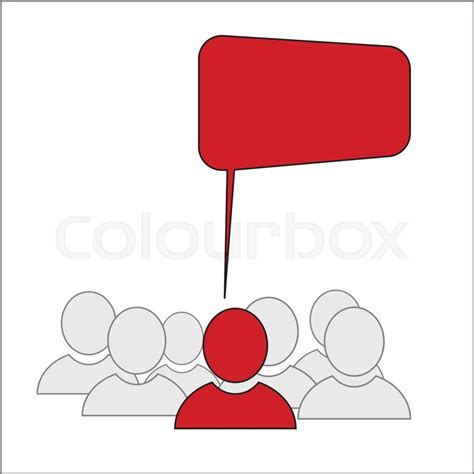 Opinion Leader Business Men Icons Stock Vector Colourbox