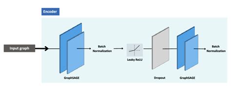 structure of the graph neural network encoder there are two graph