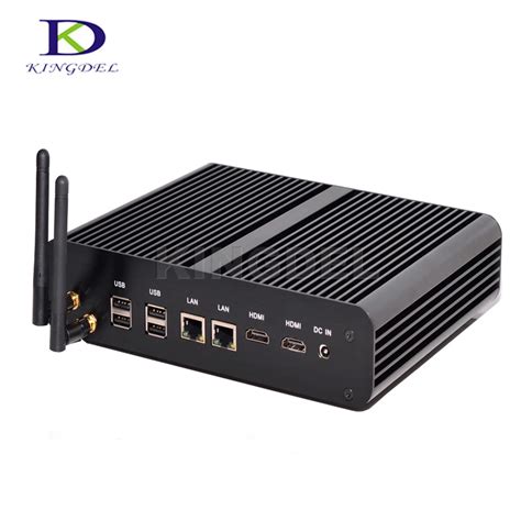 Newest Nuc Intel Core I7 5550U Dual Core Dual LAN Fanless Mini Computer Desktop PC 2 HDMI HTPC