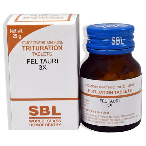 fel tauri sbl homeopathy