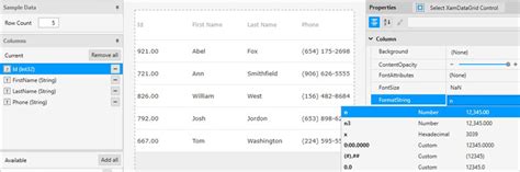 xamarin data grid components ultimate ui for xamarin infragistics