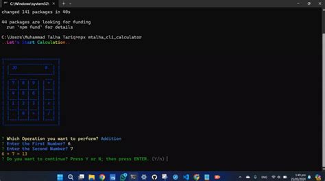 [video] Muhammad Talha Tariq On Linkedin The Cli Calculator Is A Feature Rich Command Line